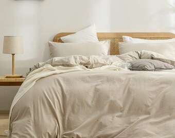 Cream Duvet Cover - Etsy