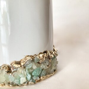 Set of 2 personalised White, Gold Ceramic Big Coffee/tea/juice/beverage ...