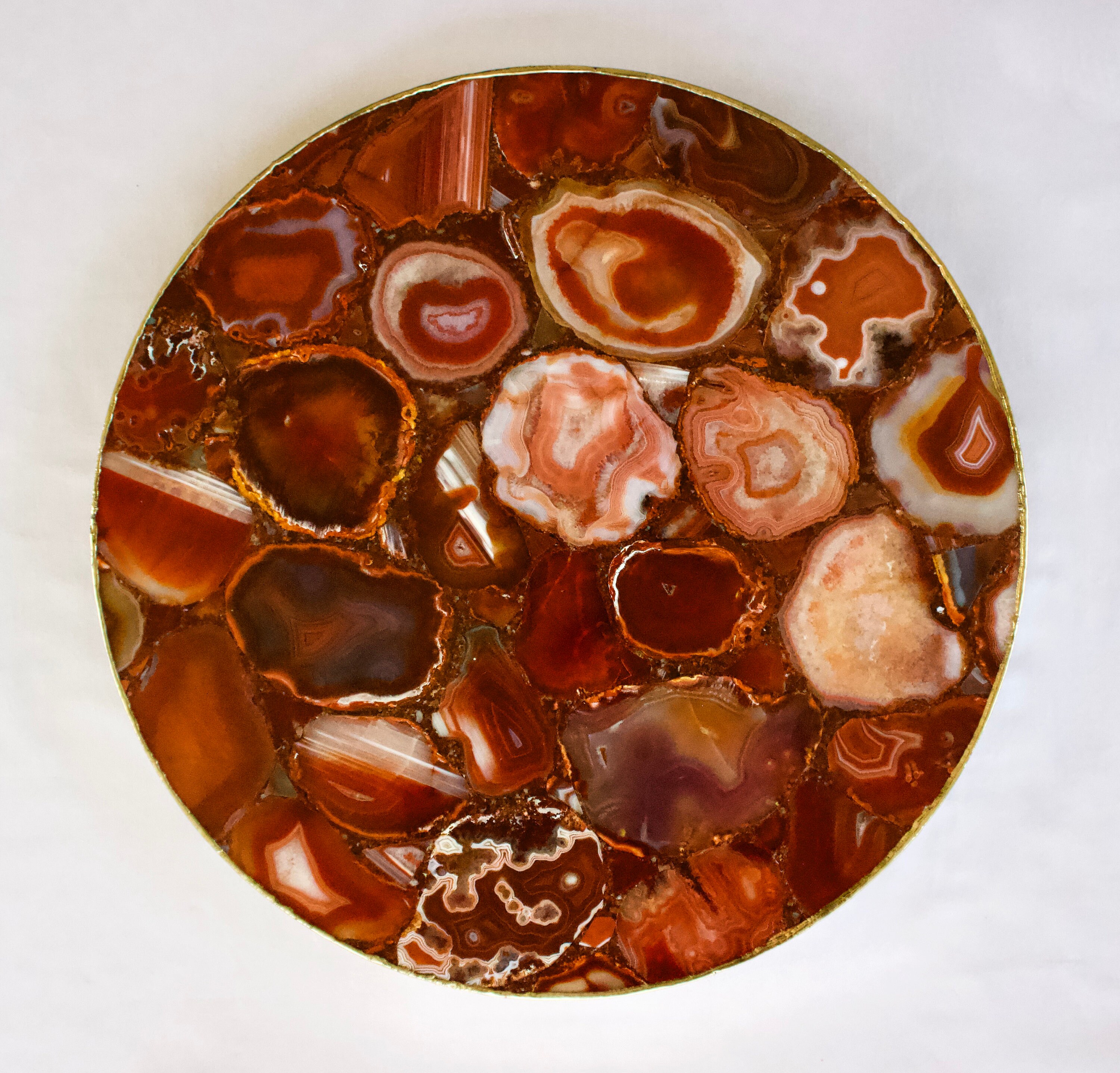 Red Agate Lazysusan Countertop Turntable Centrepiece - Etsy