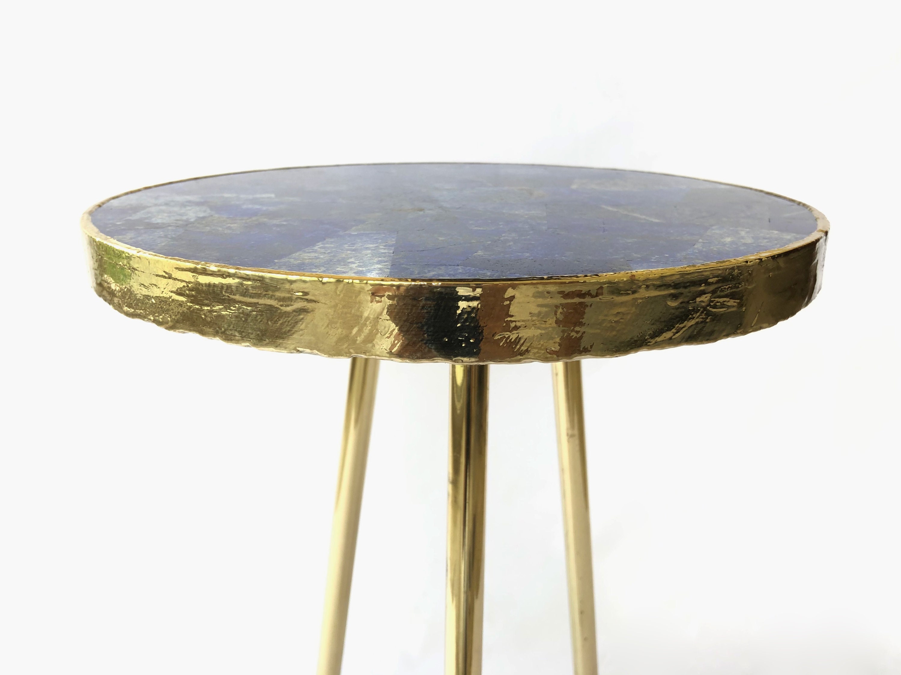 Lapis Lazuli Round Coffee/side Table - Etsy
