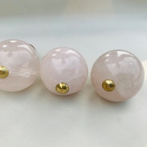 Set of 6 Rose Quartz Classic Vintage Finish Cabinet Drawer Pull ...