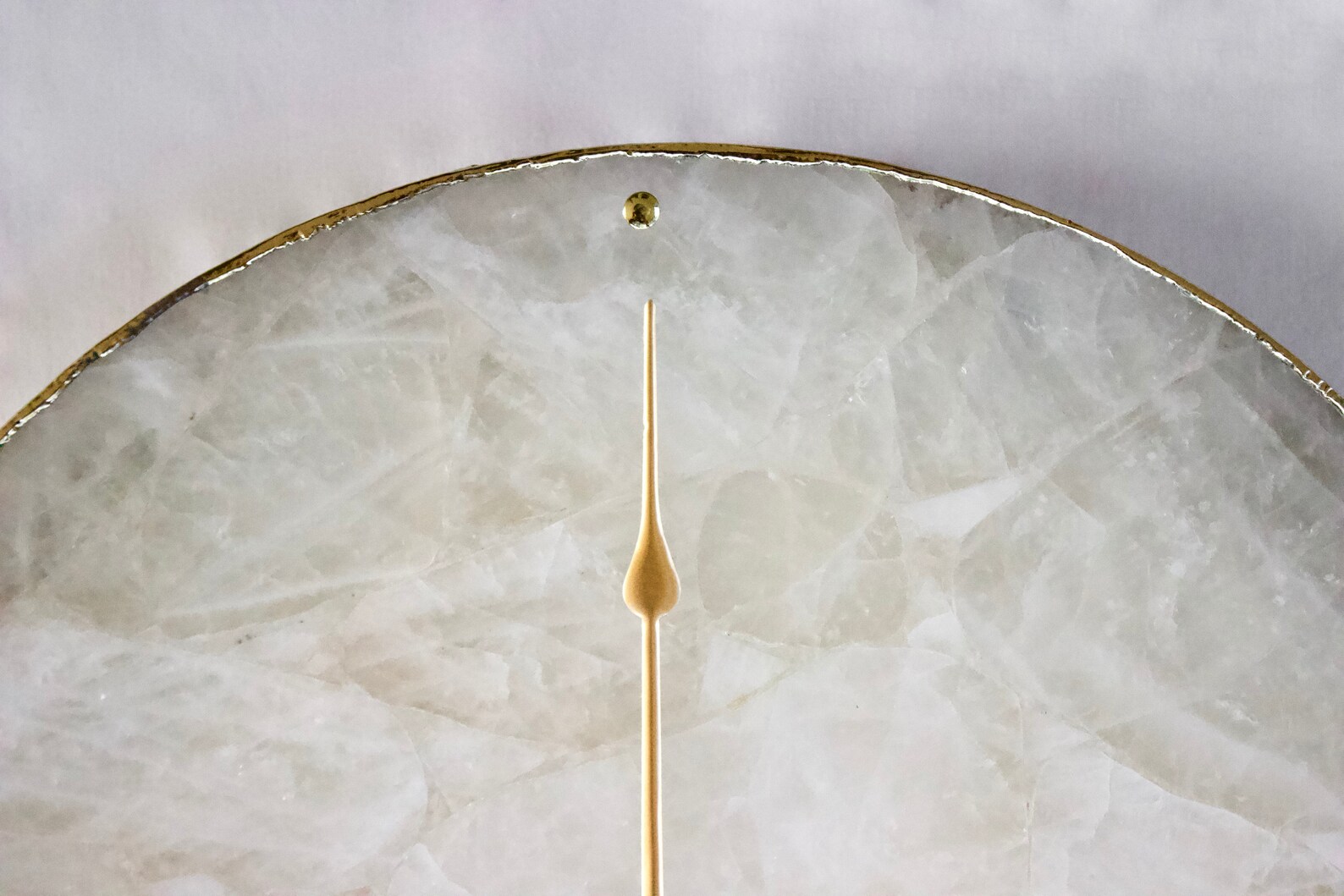 Buy White Agate Wall Clock Circular Online in India - Etsy