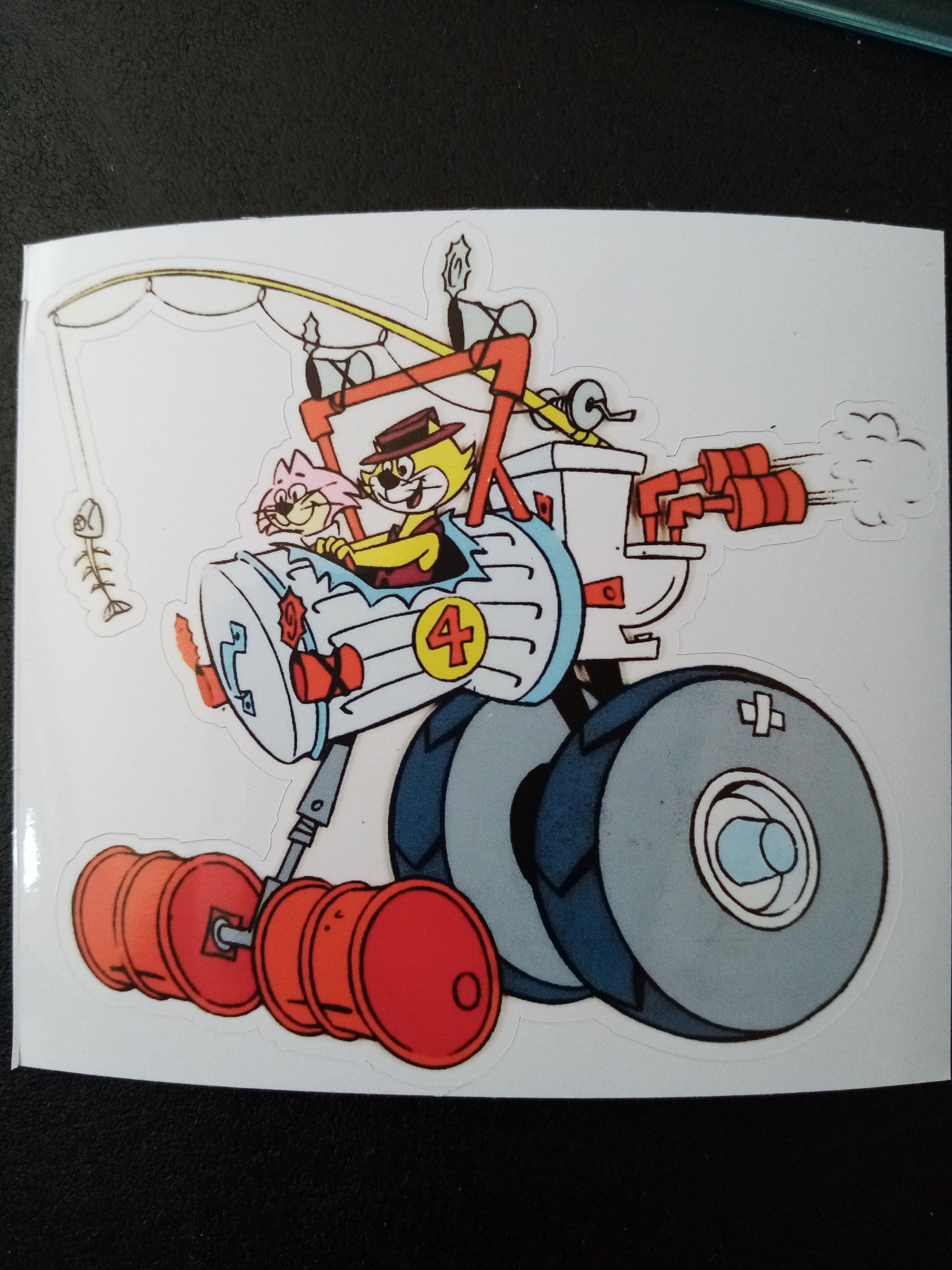 Fender Bender 500 Top Cat & Choo-Choo in the Alleycat 10 x 9 | Etsy