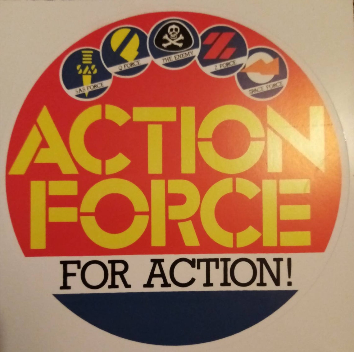 Action Force benutzerdefinierte logo 12 cm x 12 cm aufkleber | Etsy