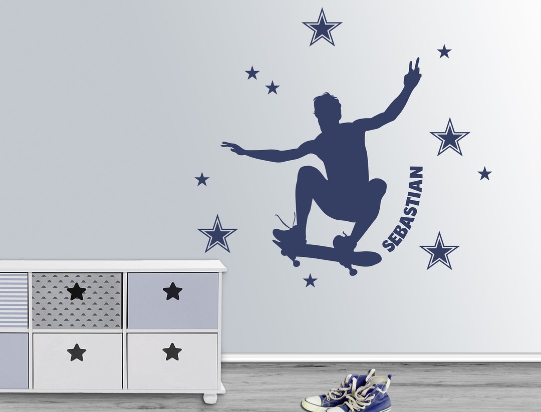 Wall Sticker "skater", Sticker, Decal. - Etsy