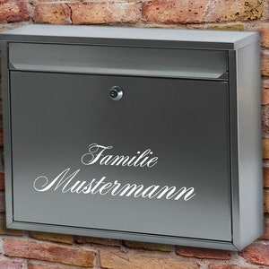 Letterbox Name Tag family, Sticker, Sticker, Tattoo - Etsy