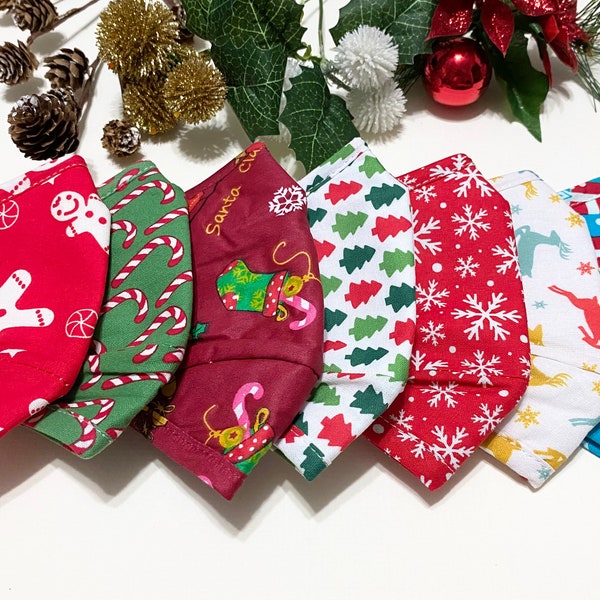 Christmas Face Mask - Etsy