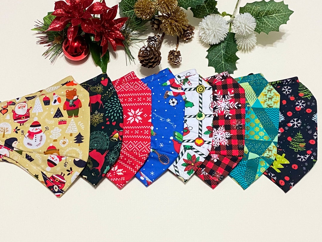 Christmas and Winter Themed Face Masks With Filters for Adults ...