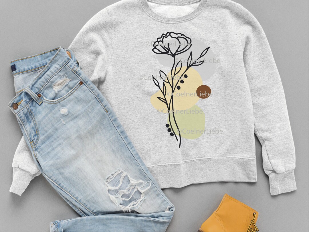 Plotterdatei Boho Blumen - Etsy