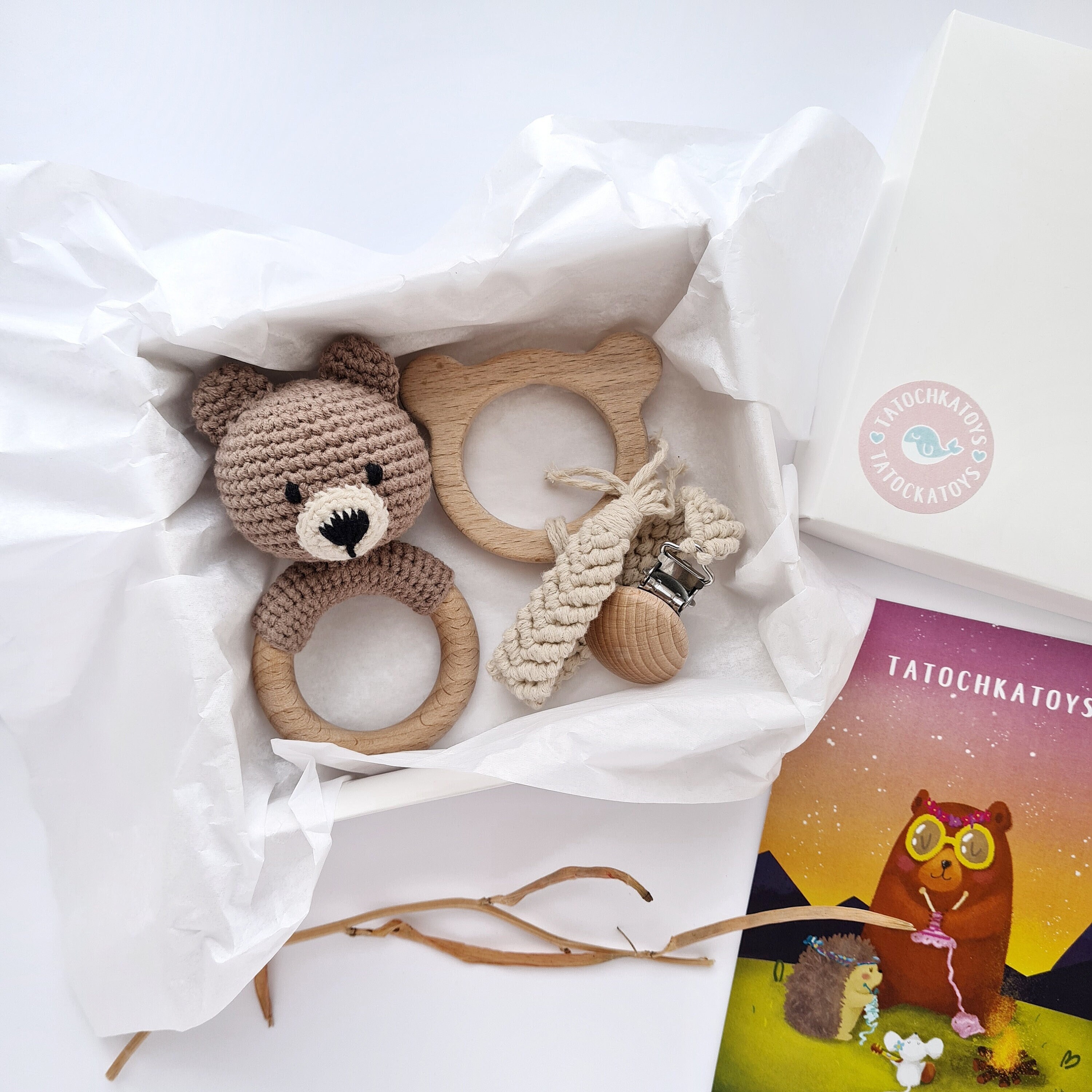 Bear Baby Gift Box for Forest Animal Shower Little Bear Baby | Etsy