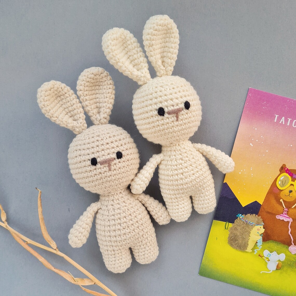 Crochet Small Bunny Doll, Crochet Small Toy for Toddler, Amigurumi ...