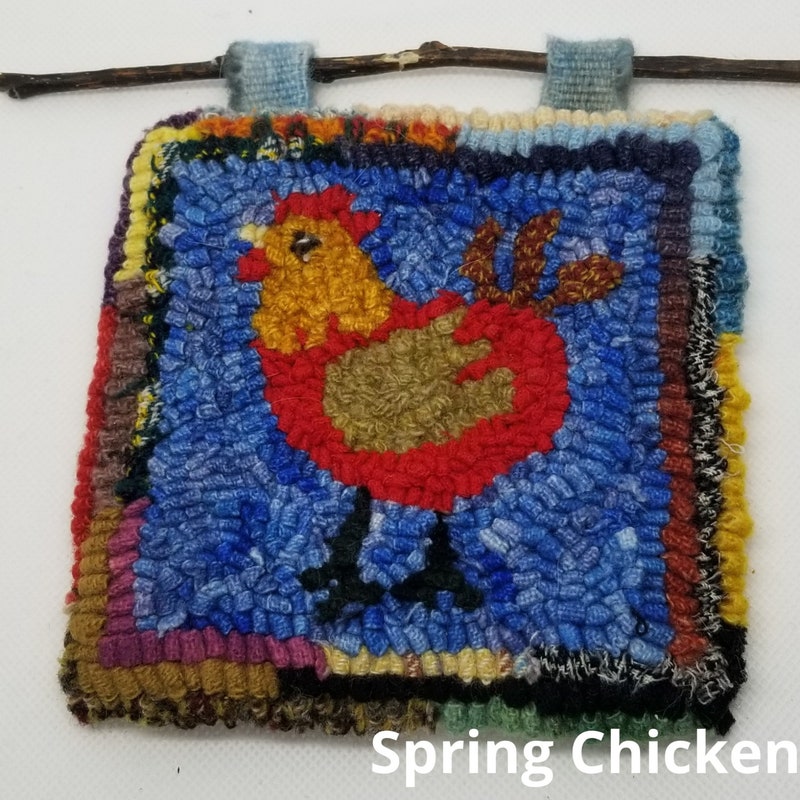 Chickens Rug Hooking - Etsy