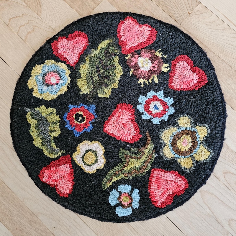 Hooked Chair Pads - Etsy