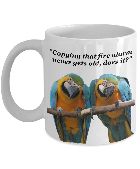 Funny Parrot Meme Coffee Mug Macaw Mug Macaw Gift Macaw Mom | Etsy