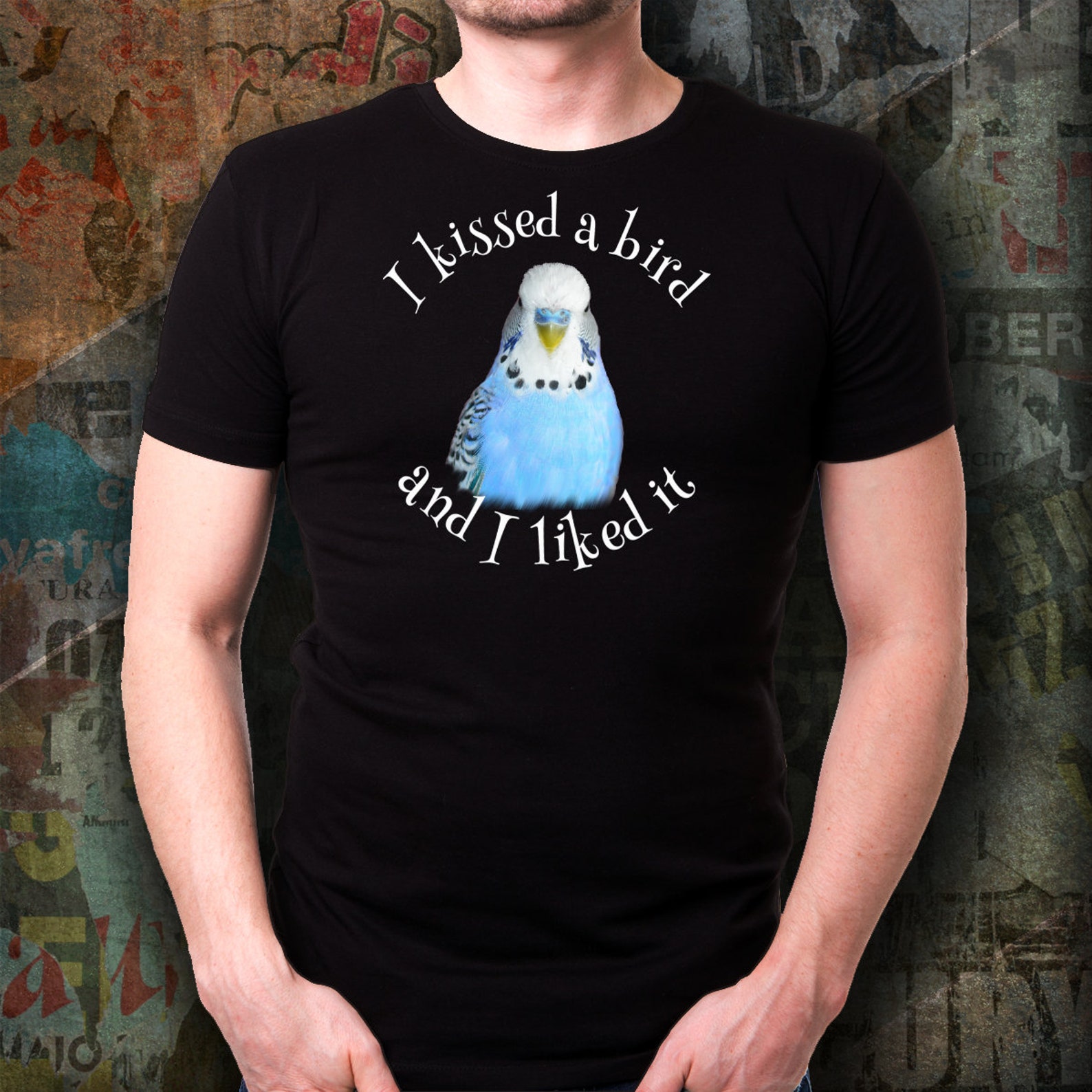 Parakeet Print, Funny Parakeet Tshirt, Budgie Tshirt, Parakeet Lover ...
