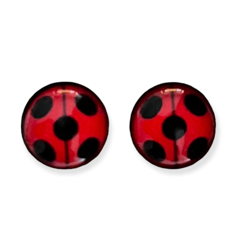 Miraculous Ladybug Earrings - Etsy