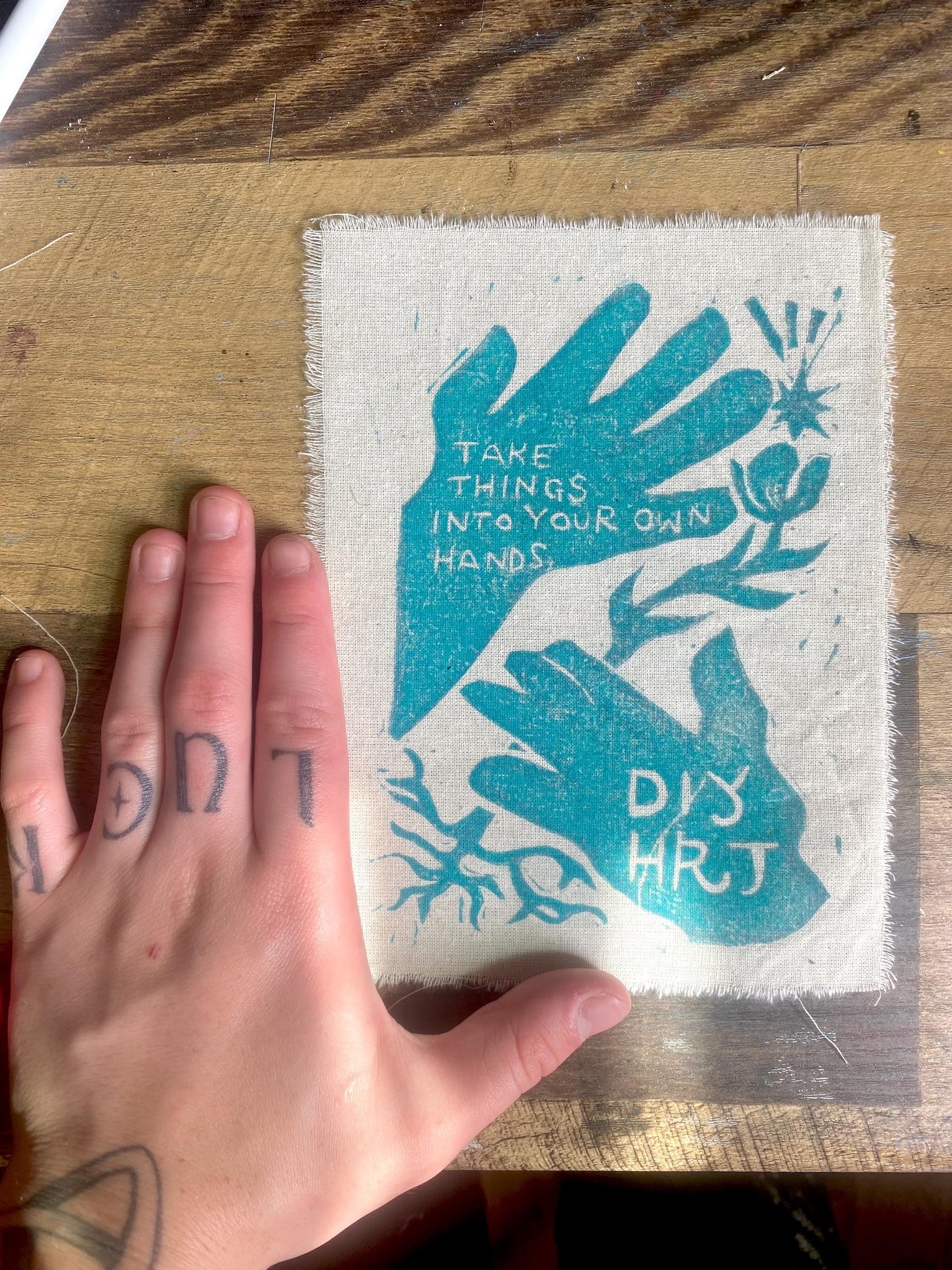 Diy Hrt / Hormone Therapy Transgender Block Printed Sew on Patch - Etsy