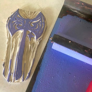 Labrys Lino Printed Patch - Etsy