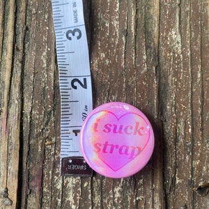 I Suck Strap Pin - Etsy