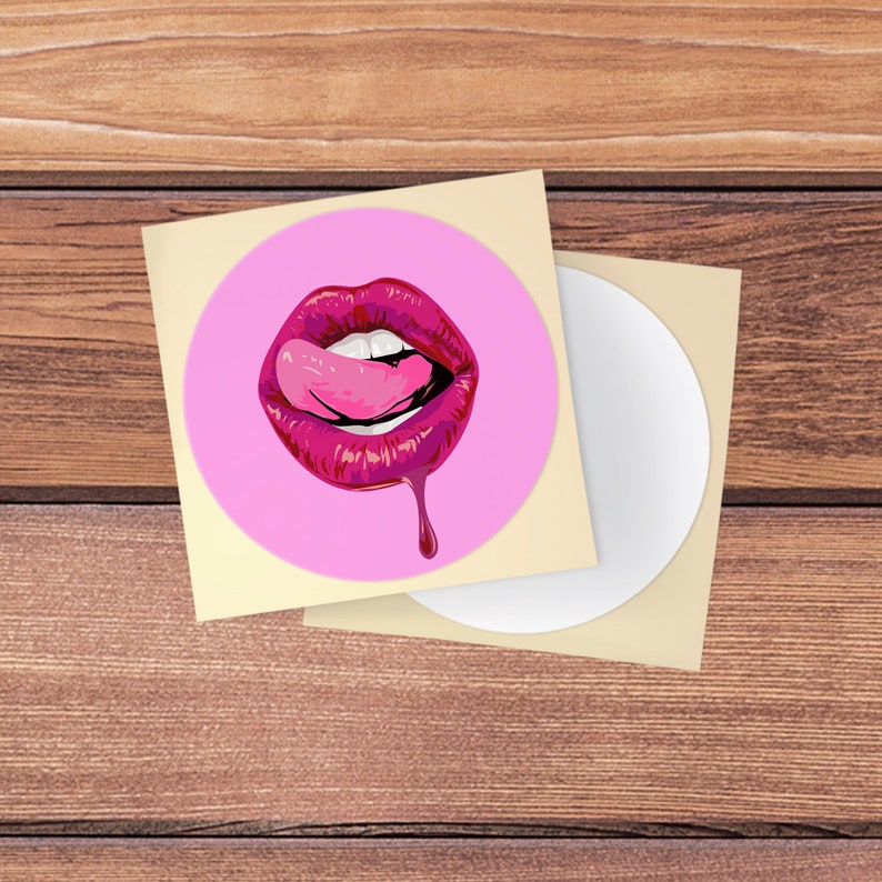 Skin for Pop Socket Cool Skin Decal Lips Pink Sticker Iphone - Etsy