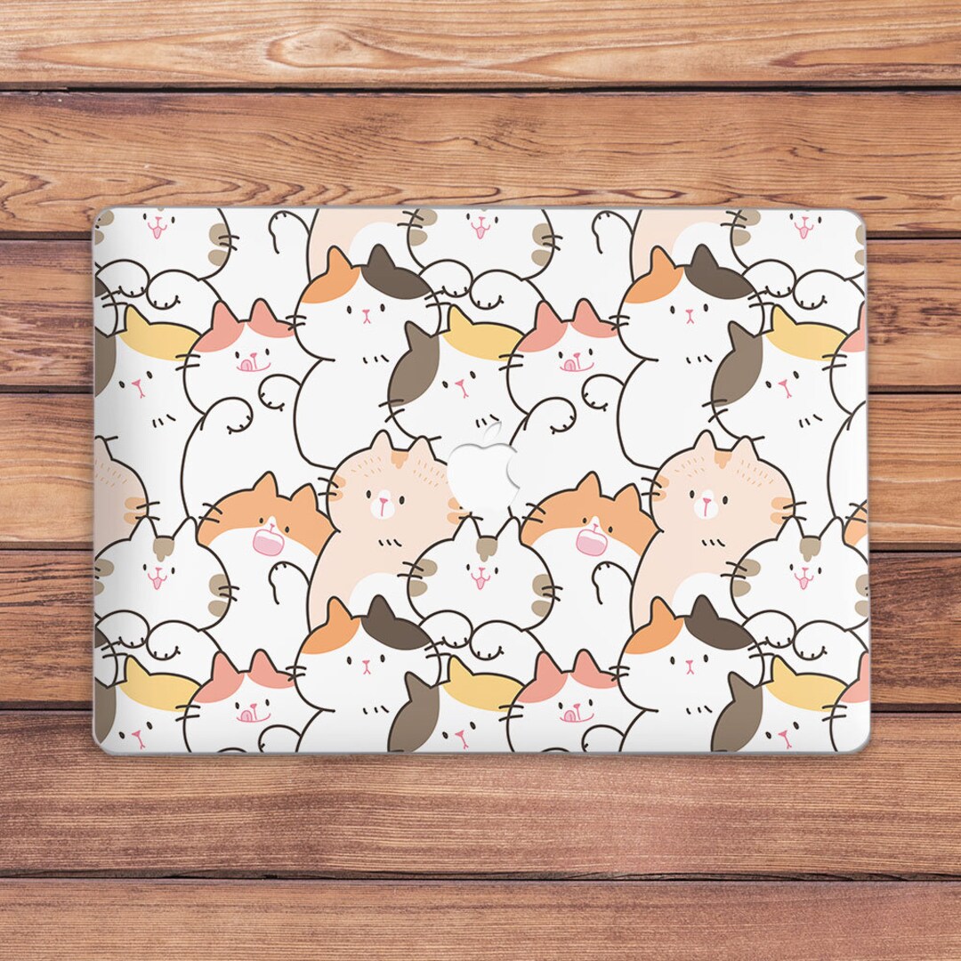 Kawaii Kitten Art MacBook Case Cute MacBook Case Animals Cat Lover Gift ...