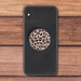 Fits Pop Socket Leopard Fashion Skin Sticker Decal iPhone Stand Skin Beige Skin for Pop Socket ...