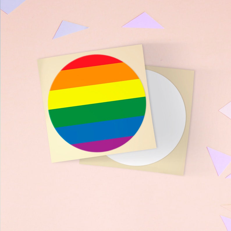 Rainbow skin Multicolor Sticker For pop socket Sticker Decal | Etsy