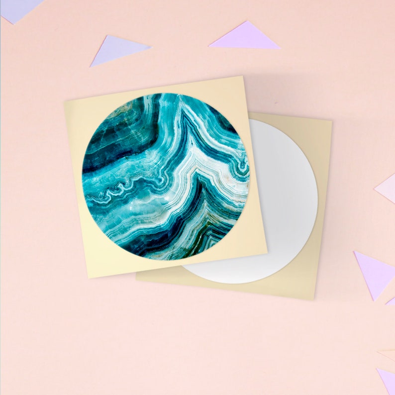 For Pop socket stone Blue marble White marble Skin for pop | Etsy