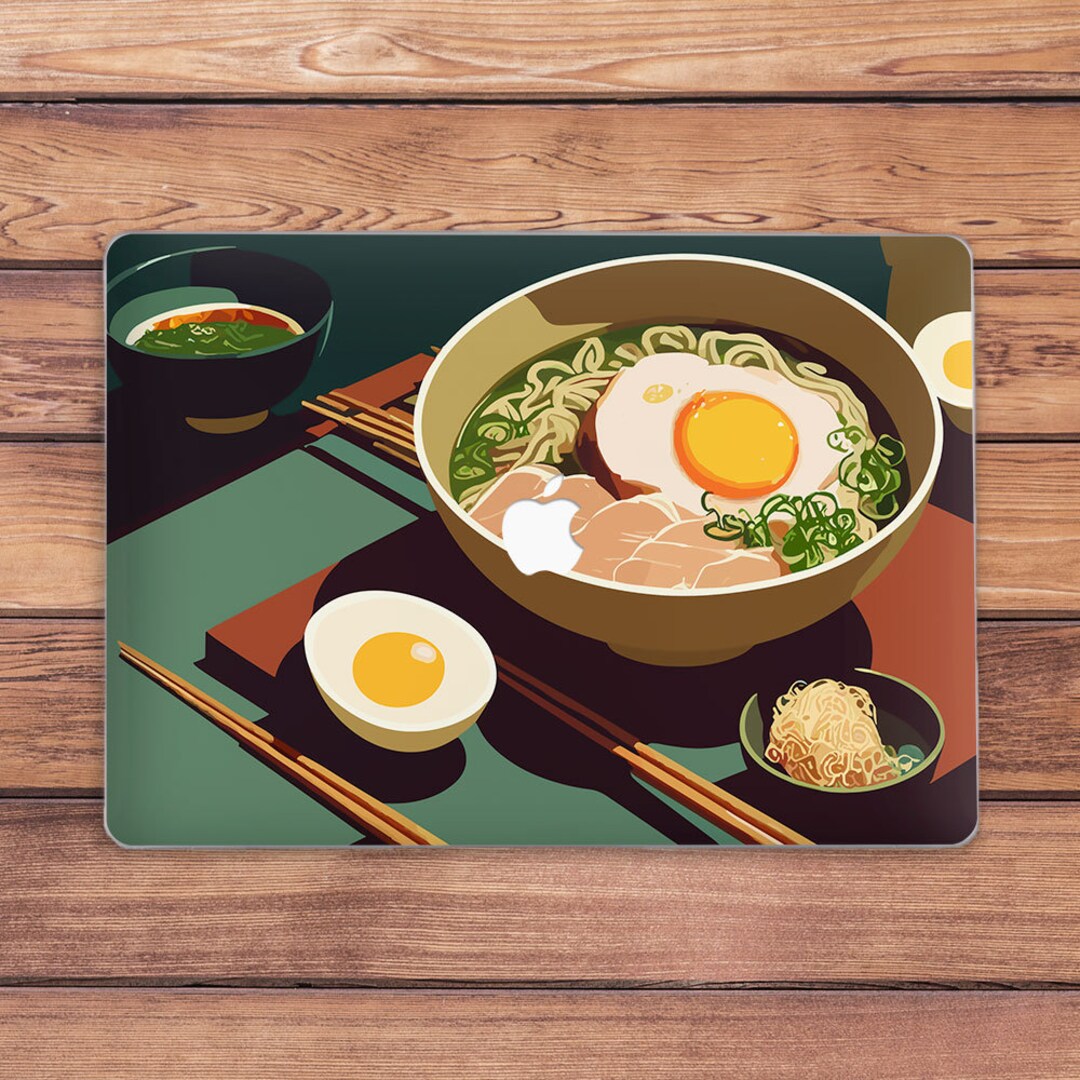 Ramen Noodle Soup MacBook Case Anime MacBook Case Food MacBook Hard ...