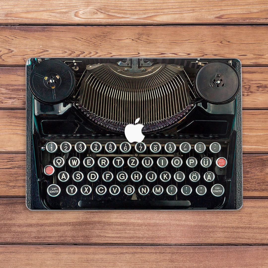 Vintage Typing Machine MacBook Case Retro MacBook Case Unusual ...
