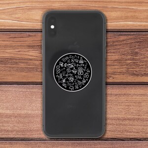 Science Formulae Art Round Skin Sticker Decal Nerd Teacher Art Fits ...