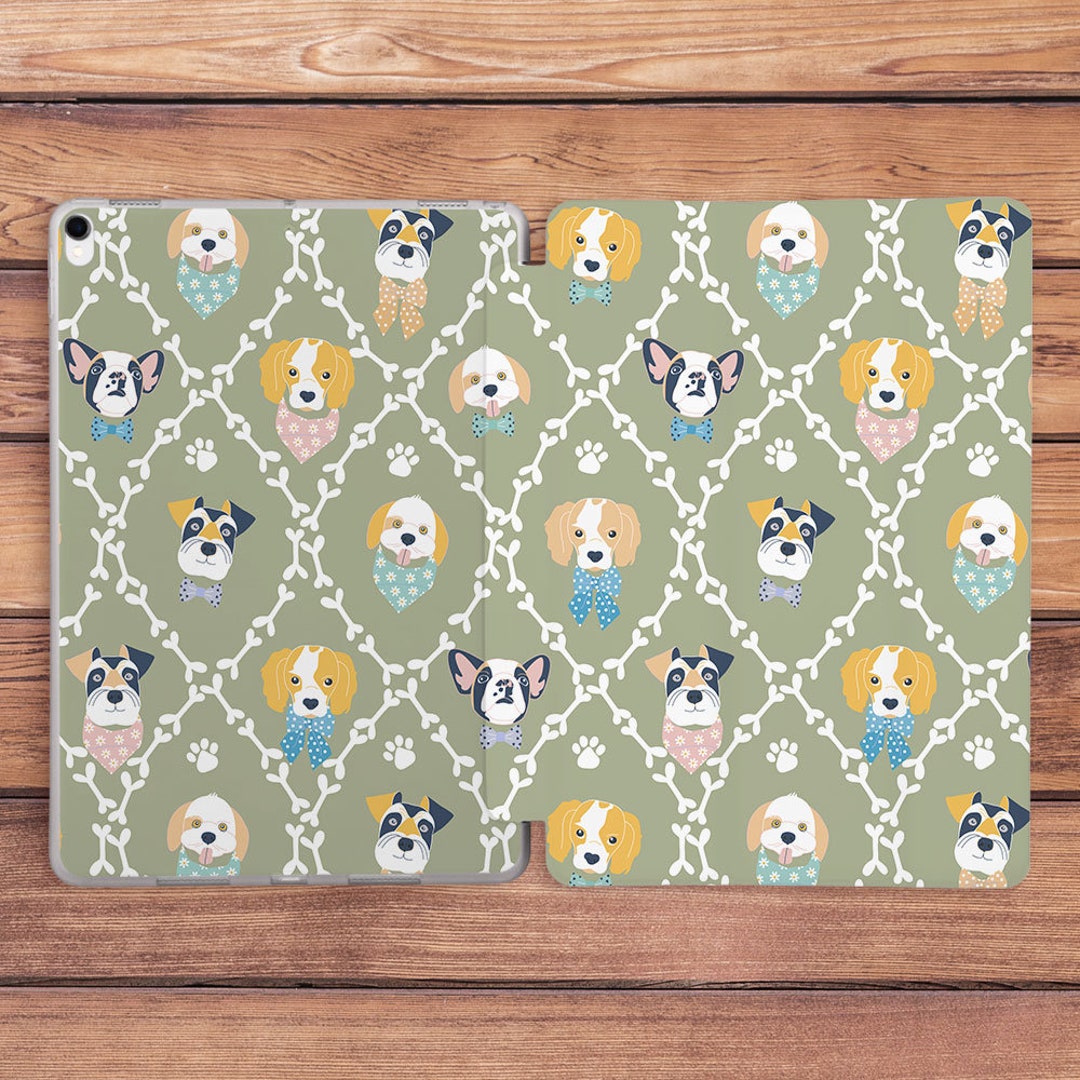 IPad Case Dog Cute Animals Case Dog Mom Gift Dog Lover Gifr Vintage ...