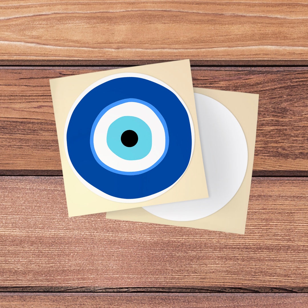 Sticker Eye Evil Eye Round Skin Sticker Decal for the Popsockets for Popcup Simple Decor for ...