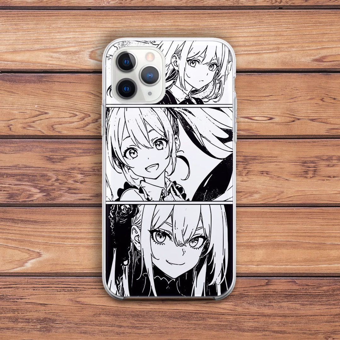Kawaii Anime Girl iPhone Case White Aesthetic Art iPhone Case Woman ...