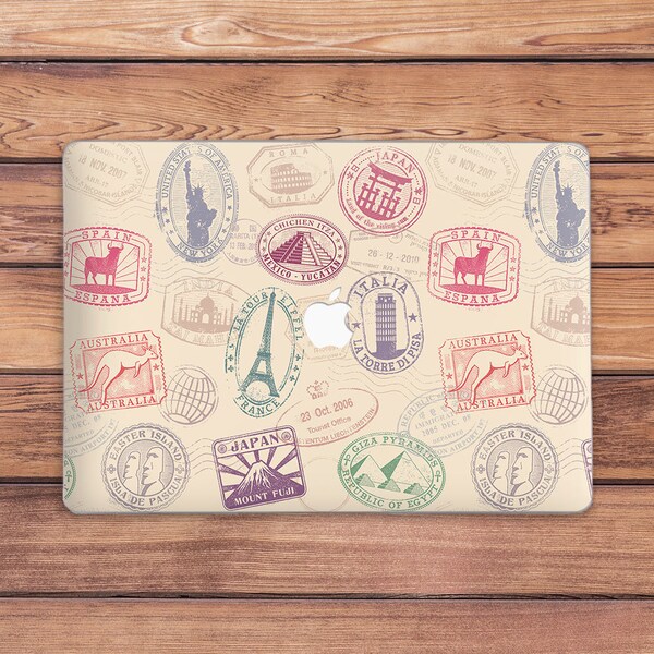 MacBook Air A2681 Case Map Theme - Etsy
