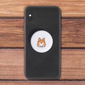 Corgis Butt Funny Dog Skin for Popsocket Round Skin Tablet Grip Stand ...