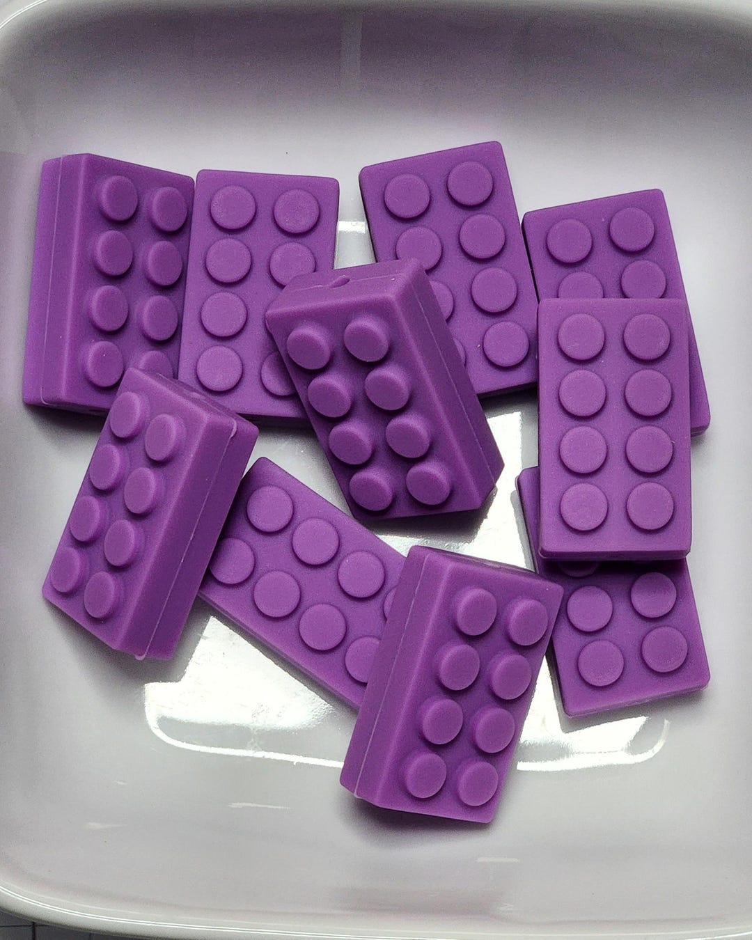 Block Silicone Focal Beads - Etsy