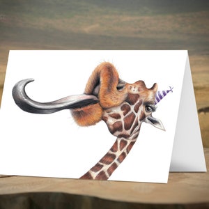 Funny Birthday Animal Cards, Set of 6, Greeting Cards Handmade, Card ...