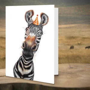 Funny Birthday Animal Cards, Set of 6, Greeting Cards Handmade, Card ...