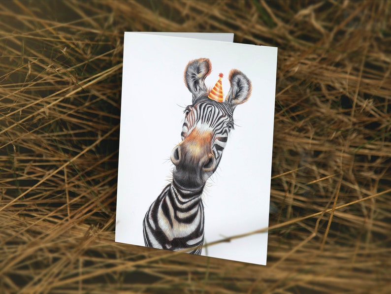 Funny Birthday Animal Cards, Set of 6, Greeting Cards Handmade, Card ...