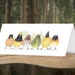 6 Funny Cards, Cute Little Birdie Cards, Set of 6, Animal Greeting ...