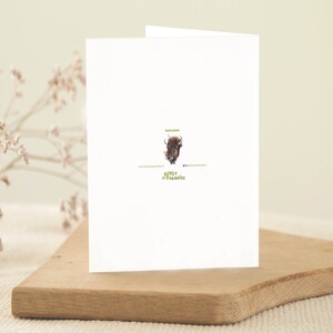 Bison Card, Birthday Card, Greeting Card, Whimsical Cards, Blank Cards ...