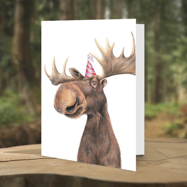Funny Moose - Etsy