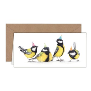 Birthday Cards, Set of 6, Bird Greeting Cards, Animal Cards, Gift for ...
