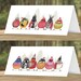 12 Cute Little Birdies, Christmas Cards, Set of 12, Handmade Cards ...