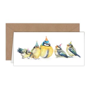Birthday Cards, Set of 6, Bird Greeting Cards, Animal Cards, Gift for ...
