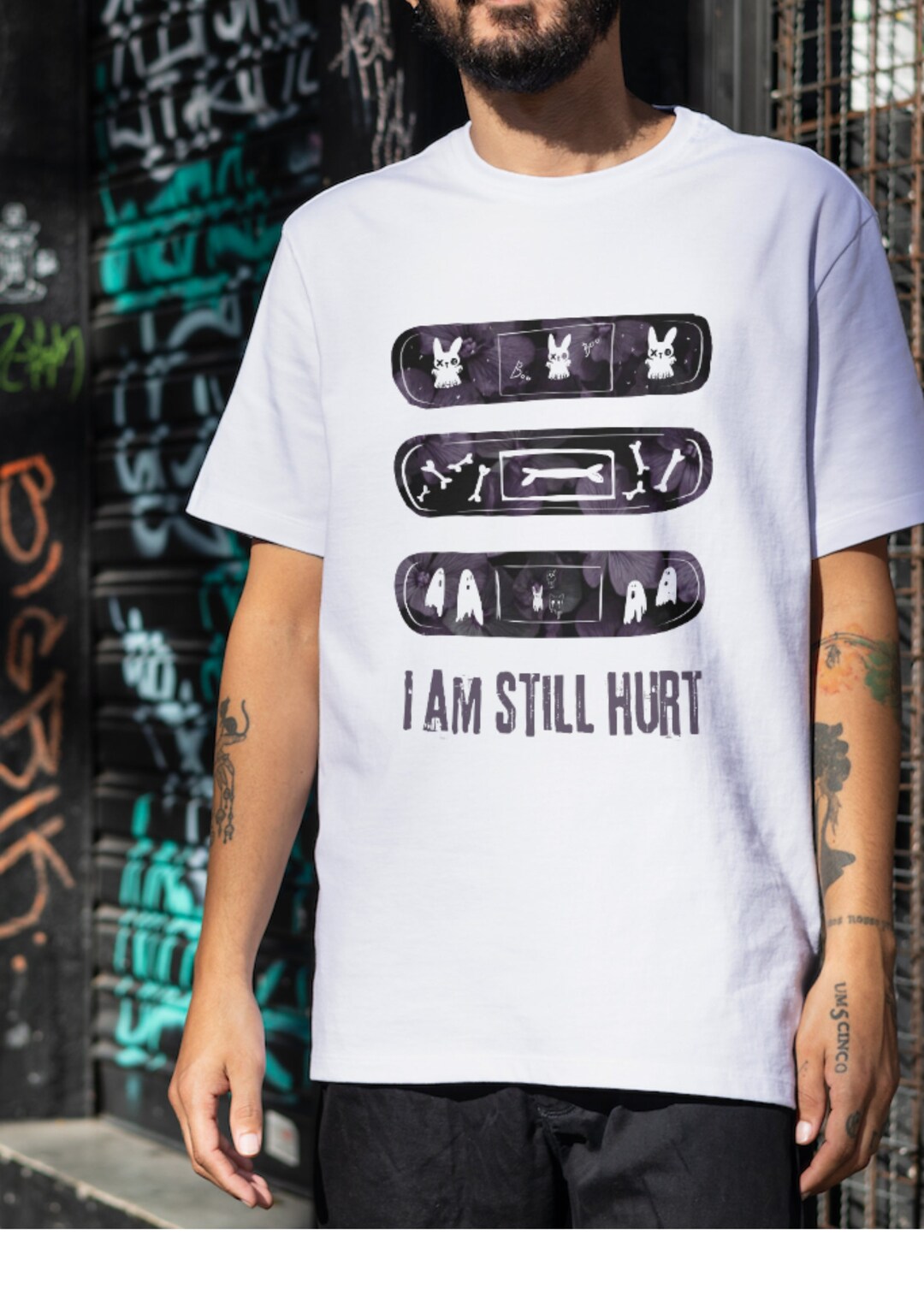 Plaster Set Menhera Yami Kawaii Overalls Creepy Cute Bandaid Clothes ...