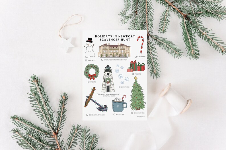 Holidays in Newport Scavenger Hunt, Outdoor Activities, Children's ...