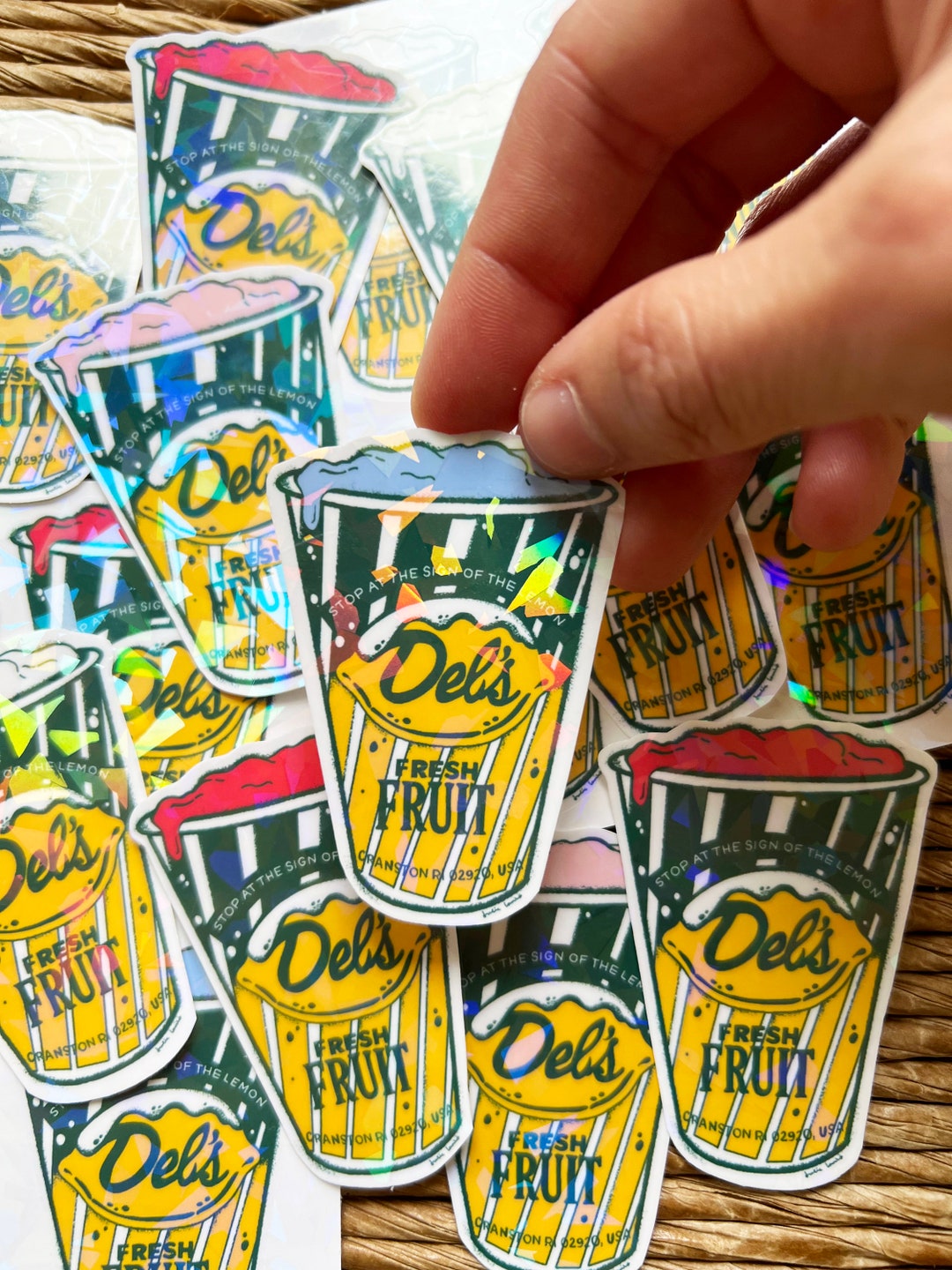 Del's Lemonade Inspired Stickers - Newport Stickers - Rhode Island ...