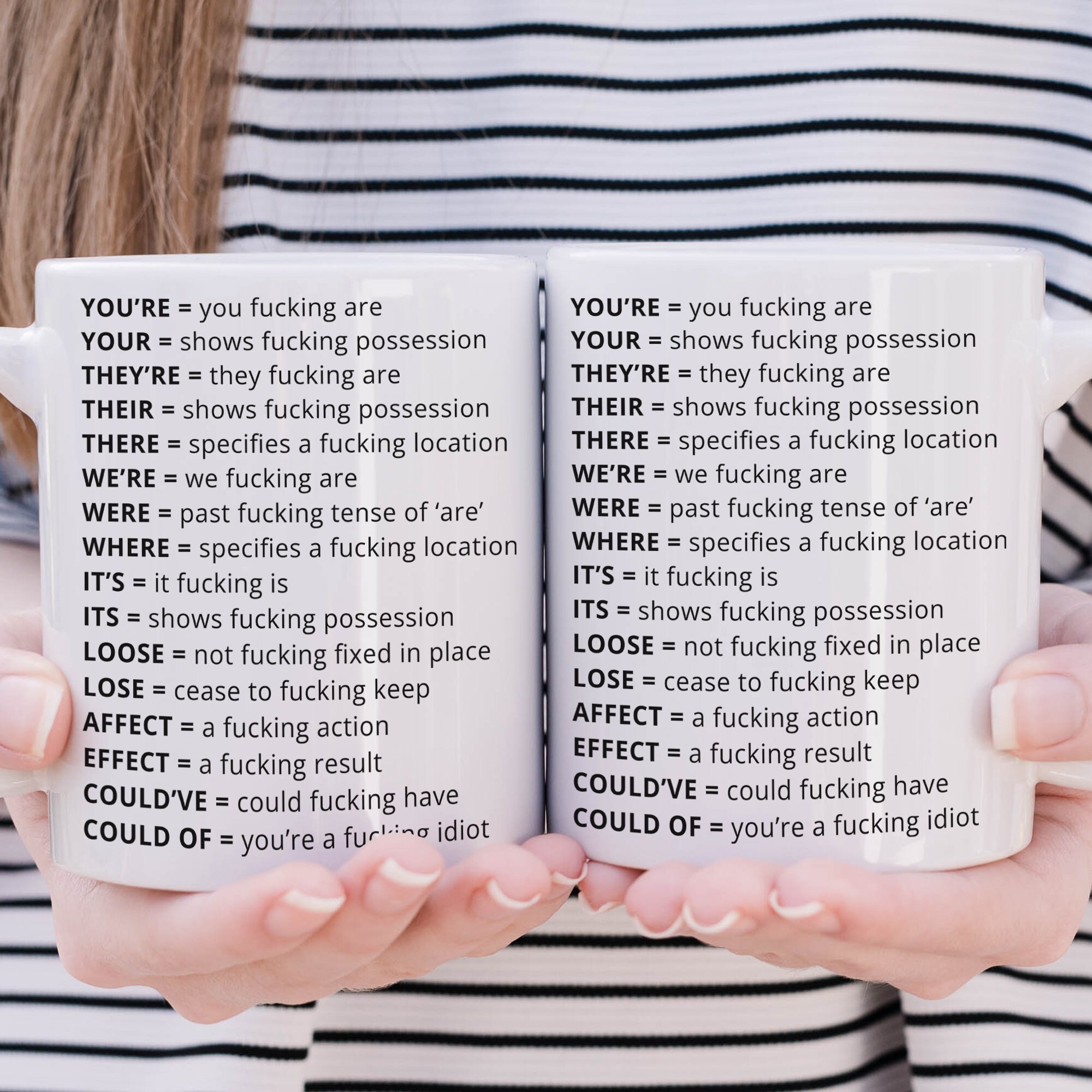 Angry Grammar Mug Grammar Gift Teacher Coffee Mug Ceramic - Etsy